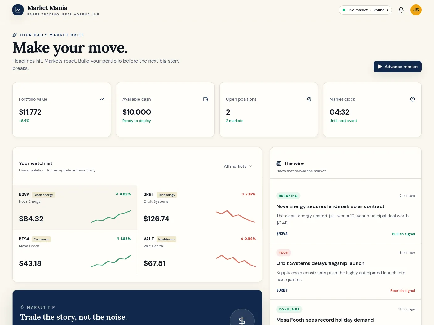 Market Mania