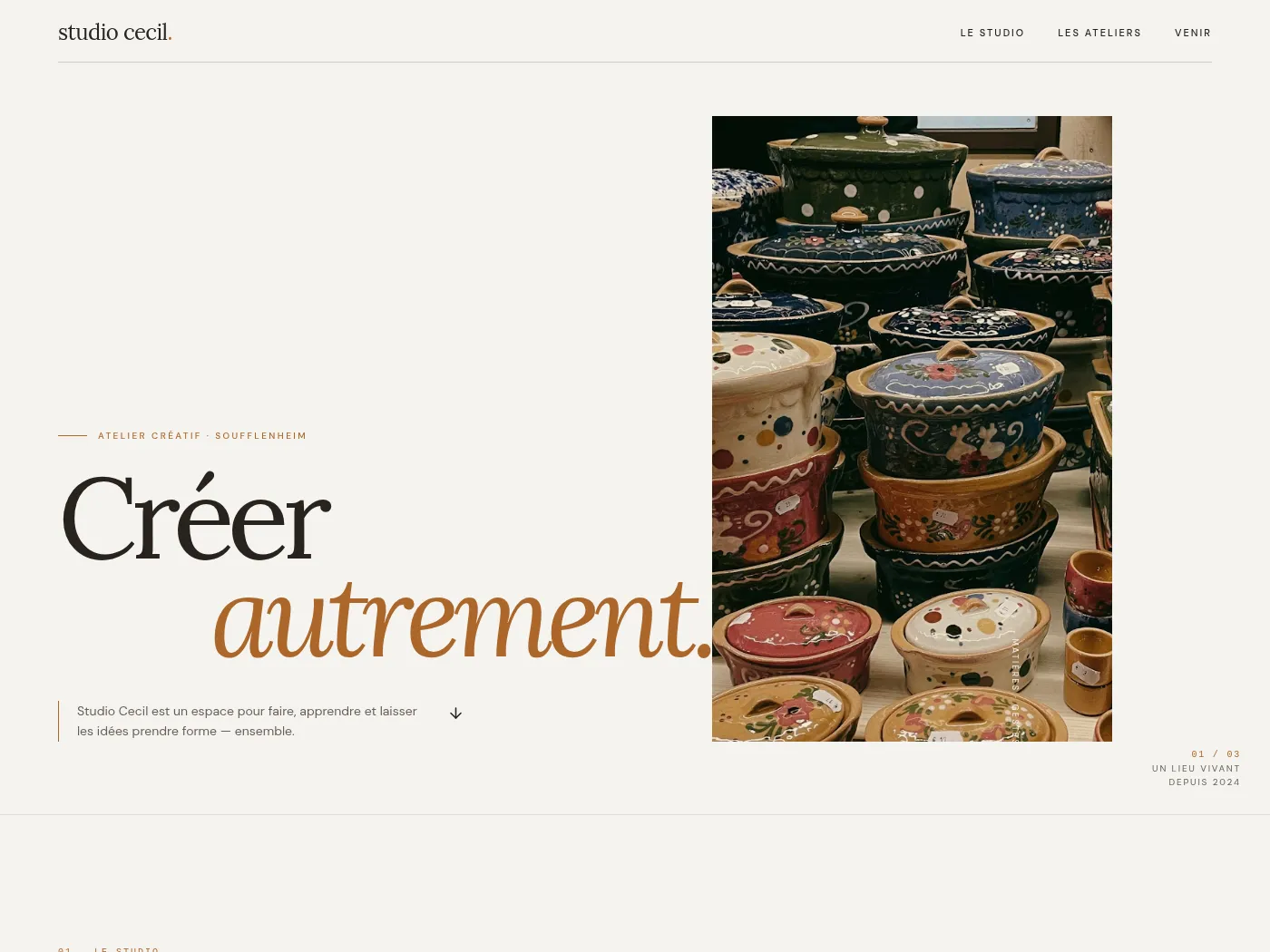 Studio Cecil Website