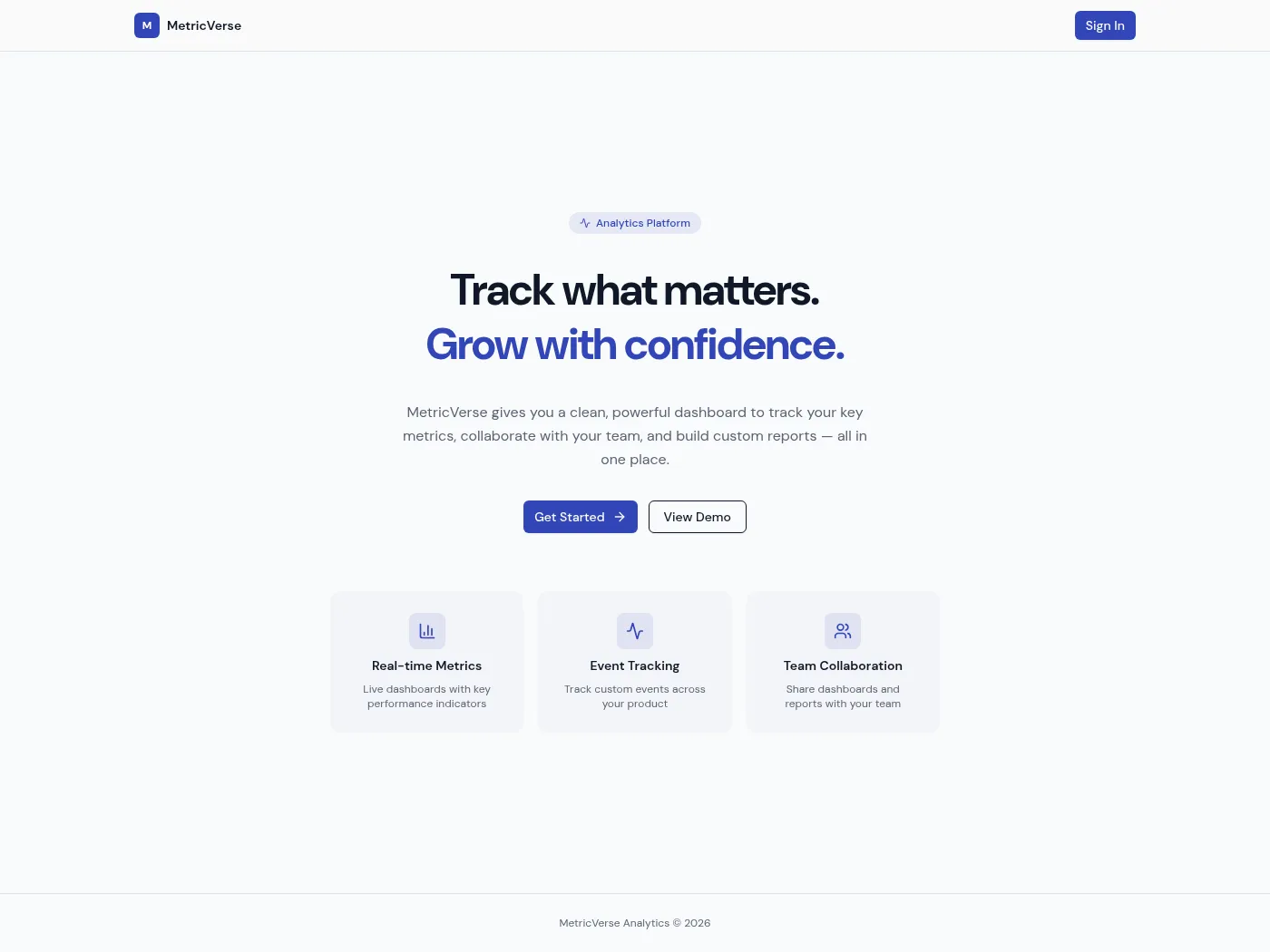 MetricVerse Analytics