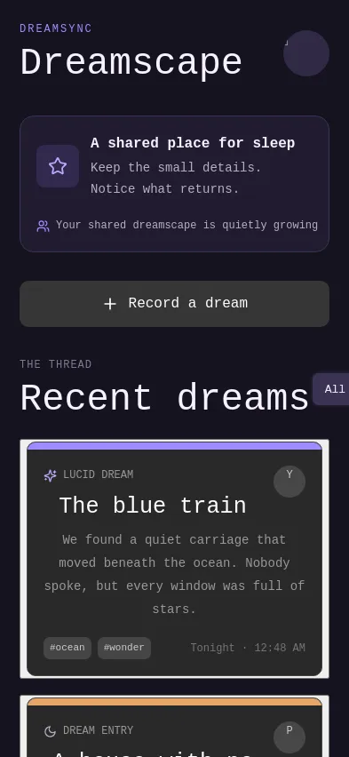 DreamSync Journal