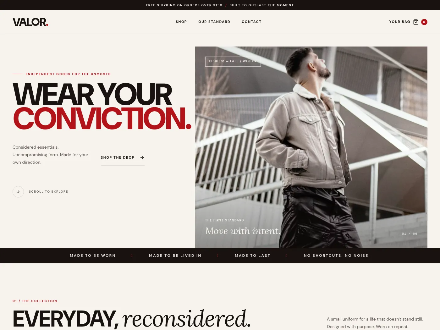 Valor Fashion Site