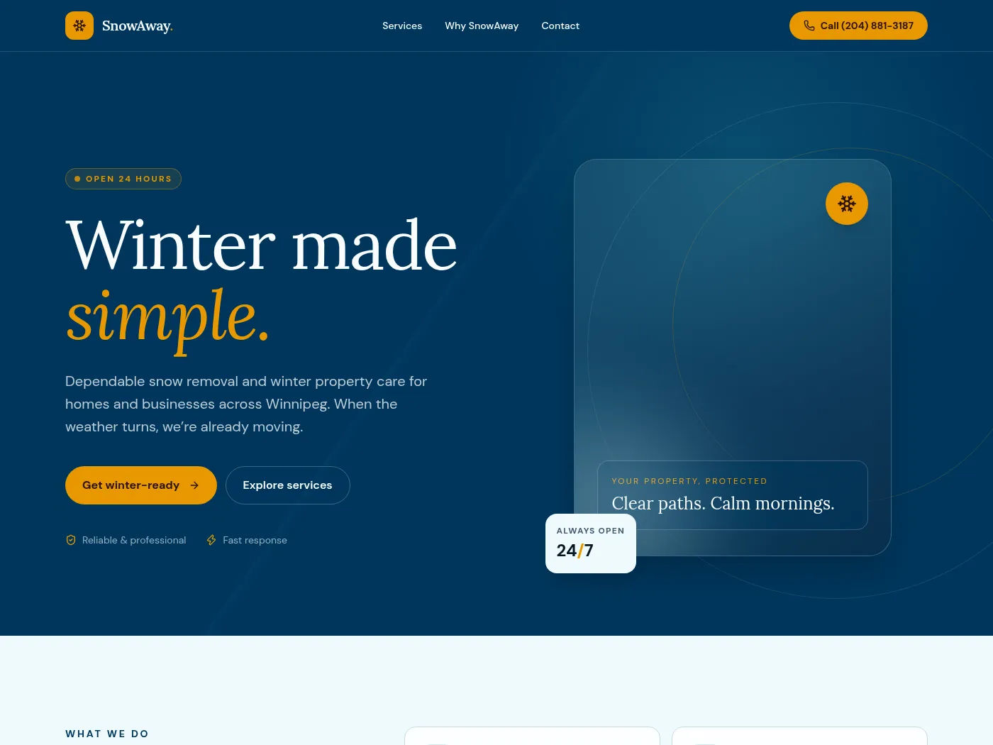 SnowAway Solutions Site
