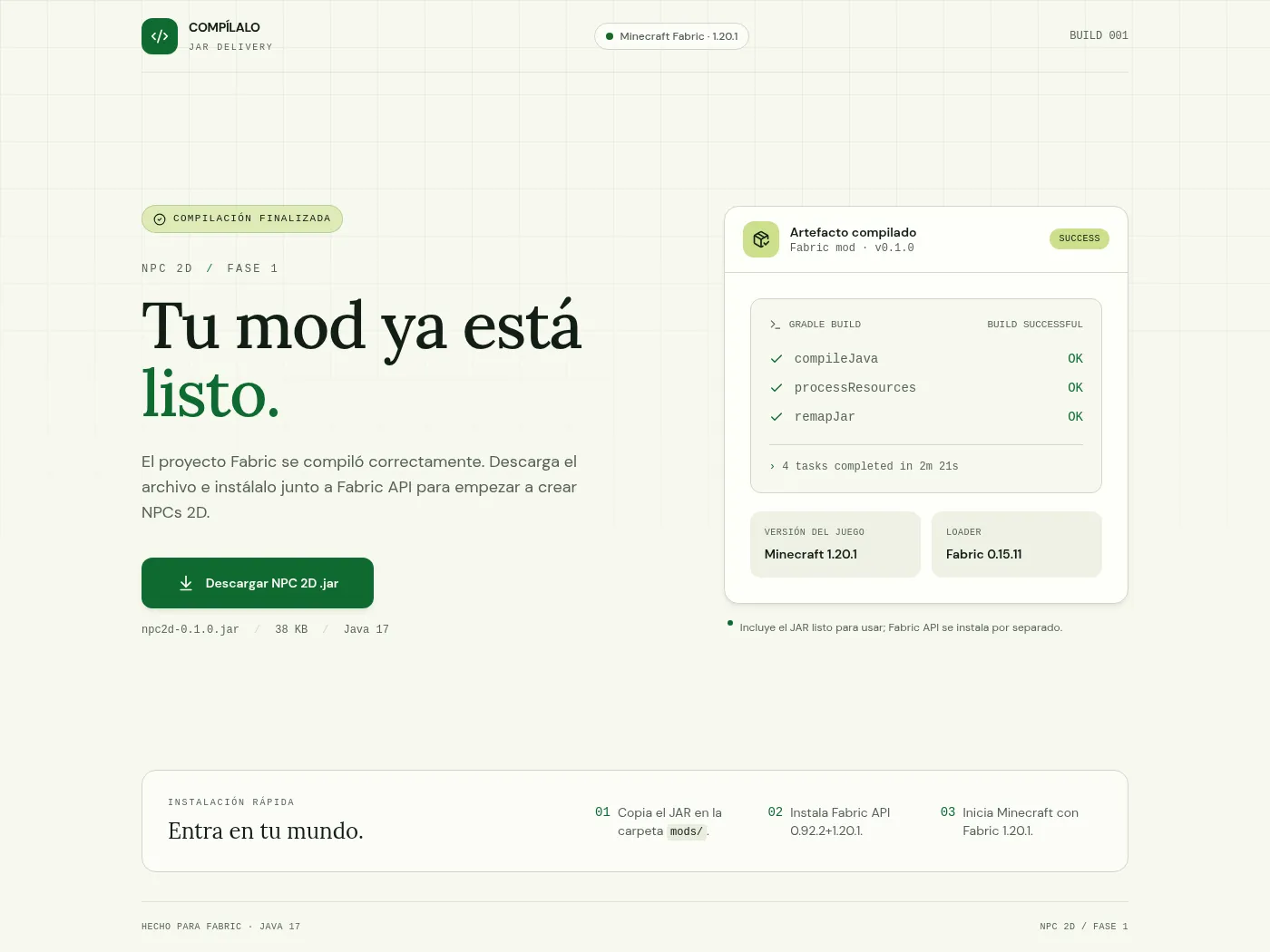 Compílalo JAR Delivery