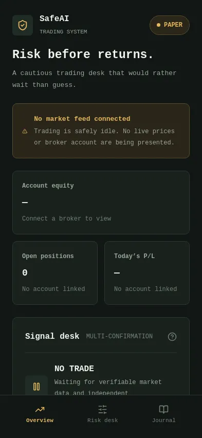 SafeAI TradeBot Mobile
