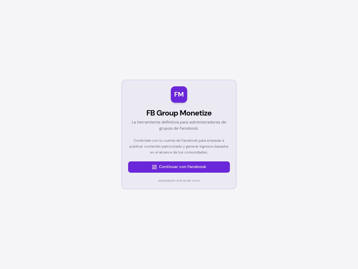 FB Group Monetize Hub