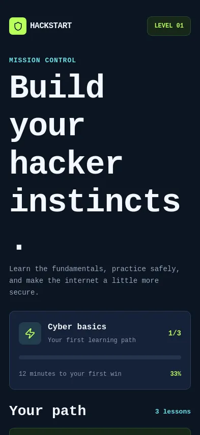 HackerStart Mobile