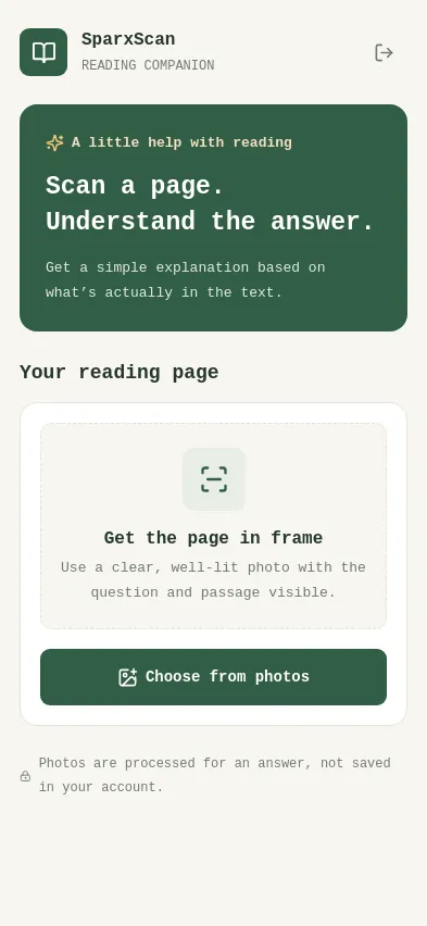 SparxScan Reader