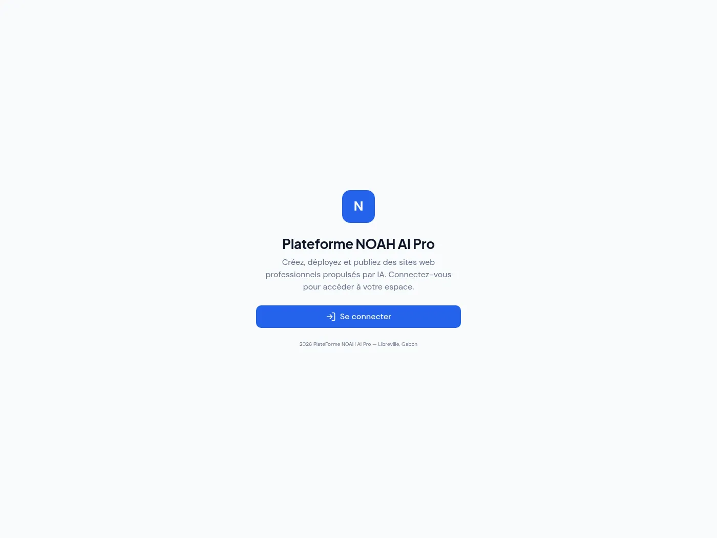 NOAH AI Pro Platform