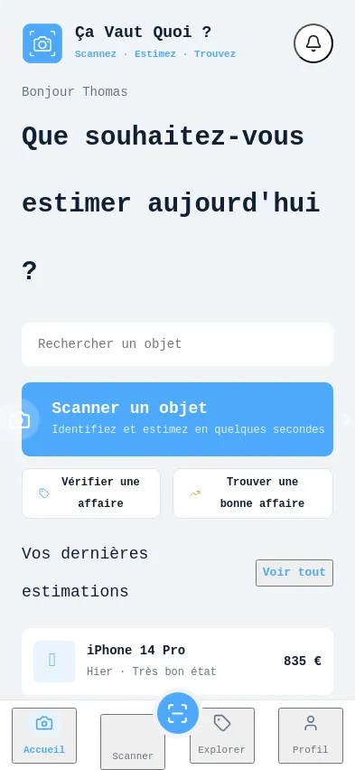 Ça Vaut Quoi ? App