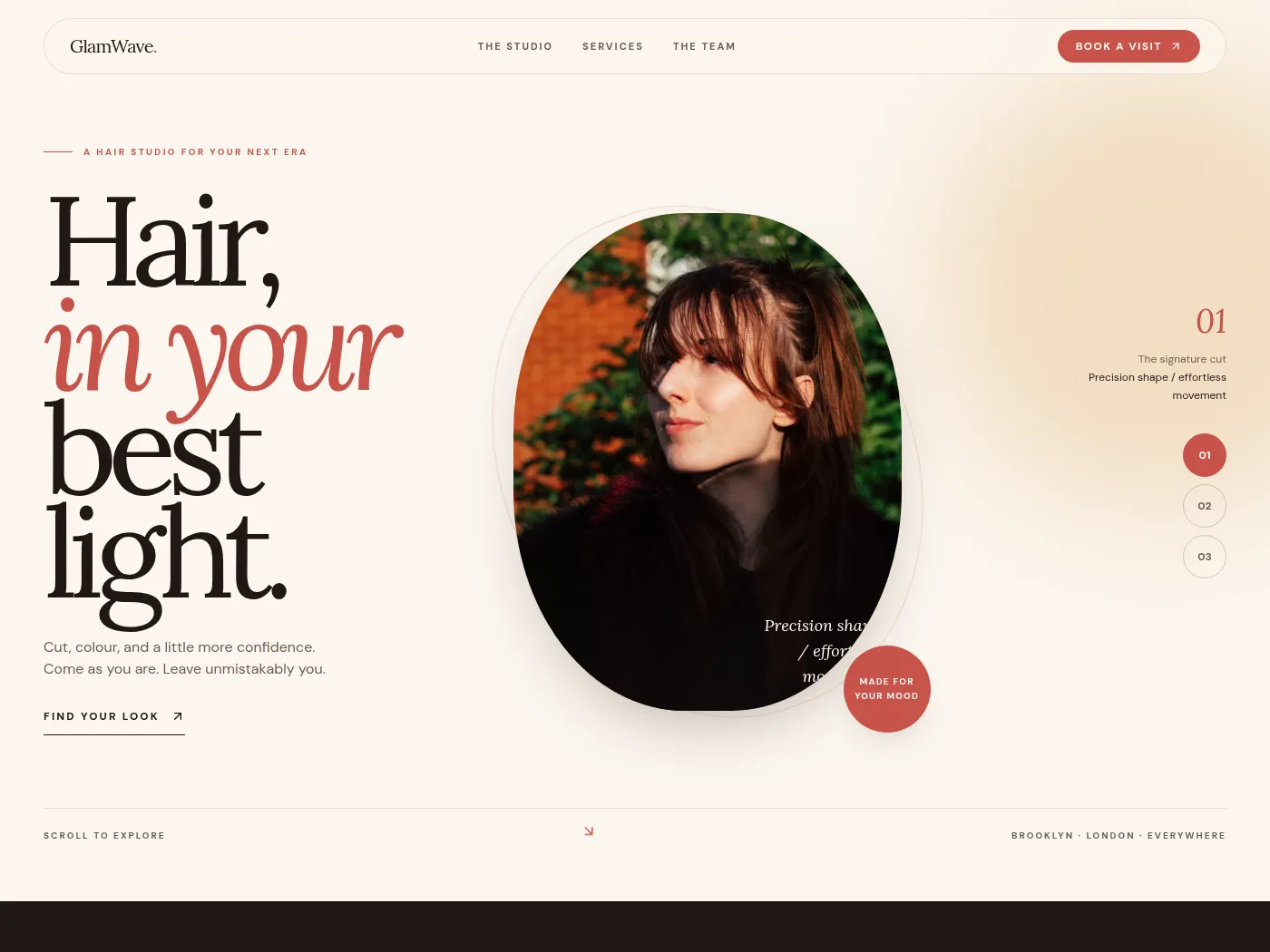GlamWave Salon Site