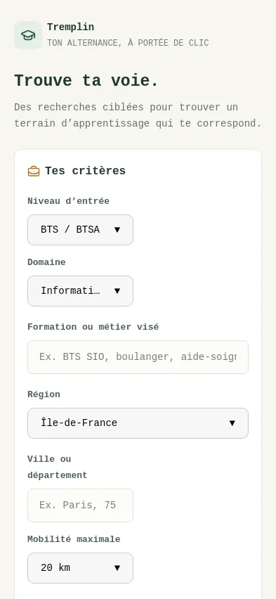 Alternance Finder France