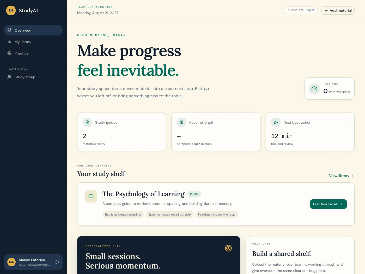 StudyAI Assistant