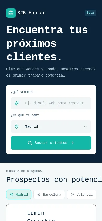 B2B Hunter App