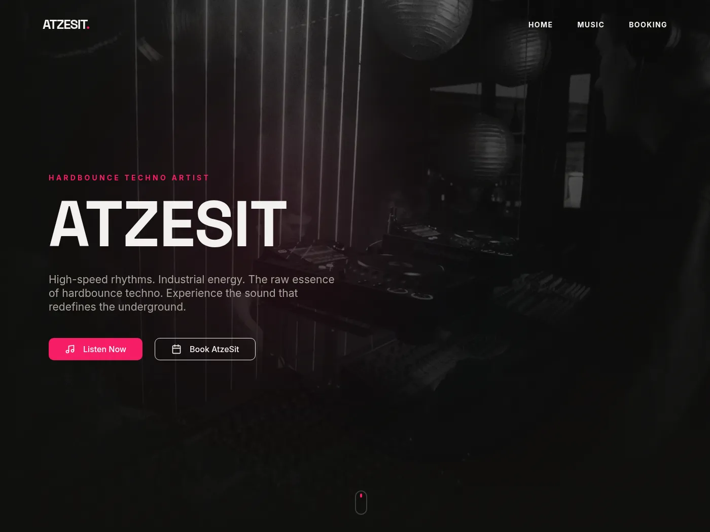 AtzeSit DJ Promo Site