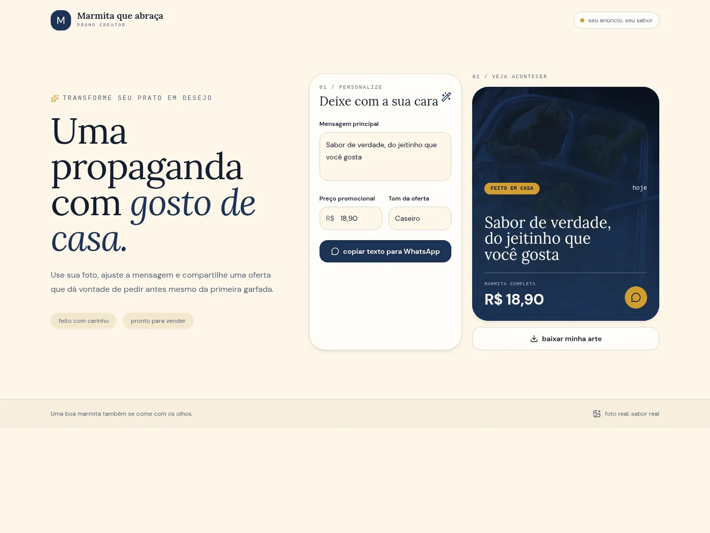 Marmita Promo Creator