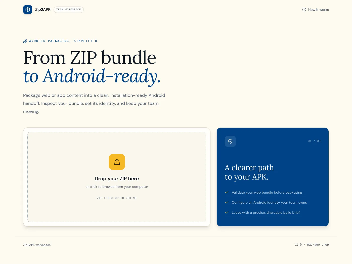 Zip2APK Converter