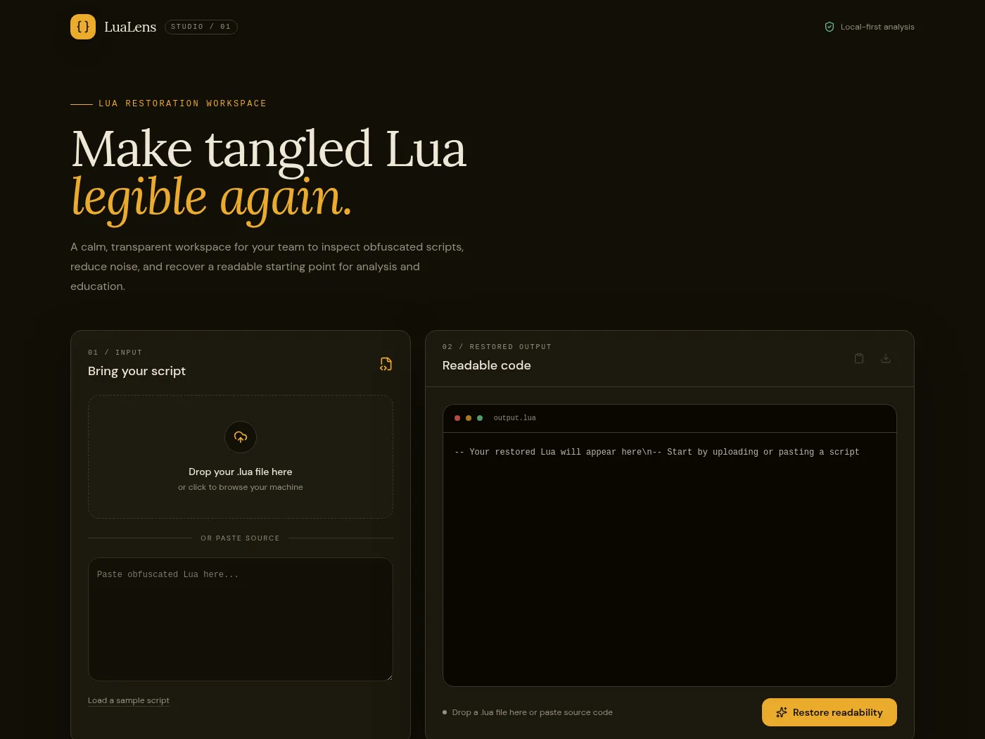 Lua Deobfuscator Pro