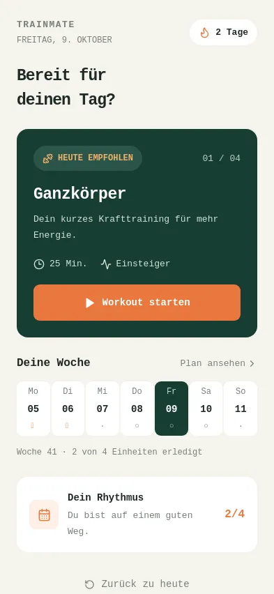 TrainMate App