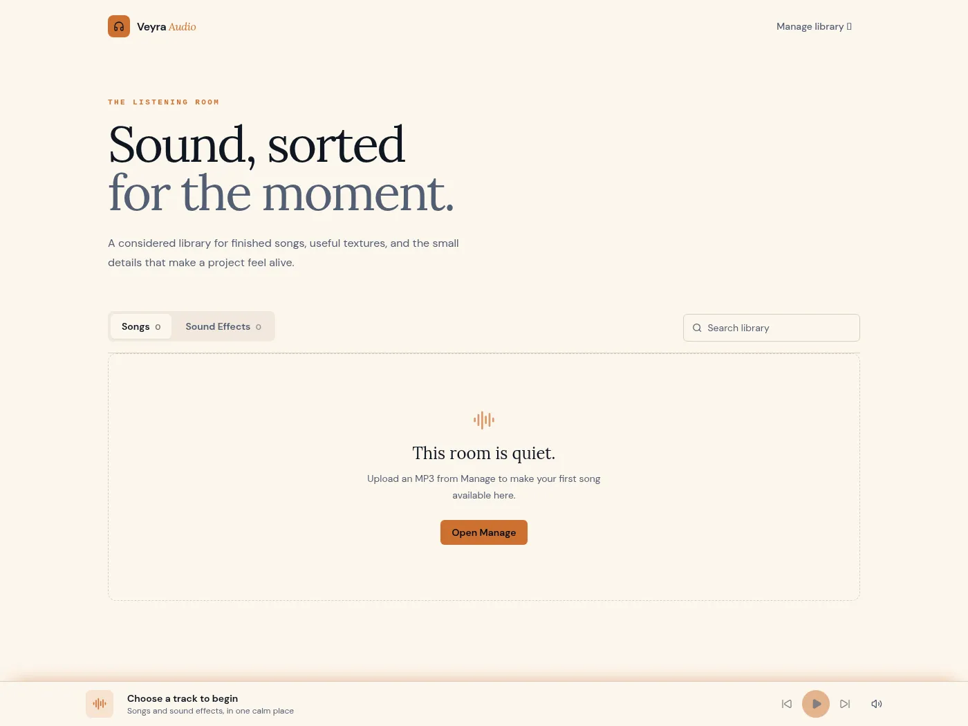 Veyra Audio Hub