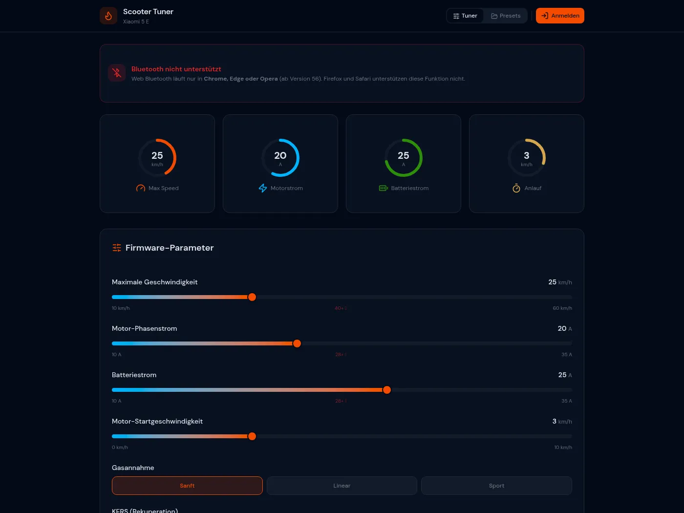 Xiaomi Scooter Tuner