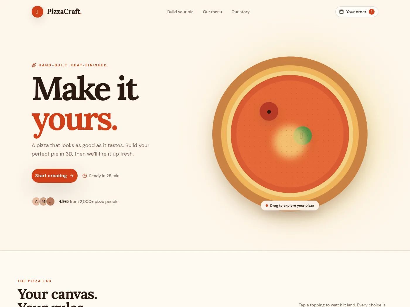 PizzaCraft 3D Shop