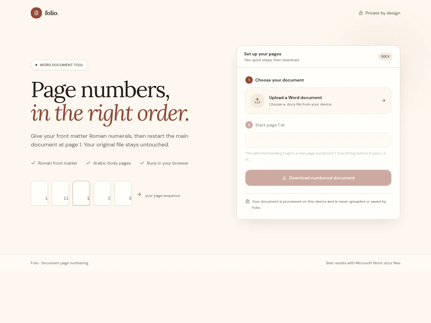 Smart Footer Paginator