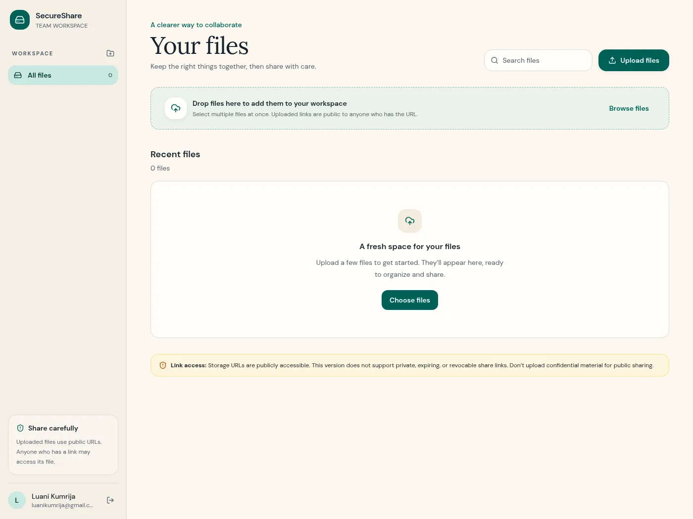 SecureShare Cloud