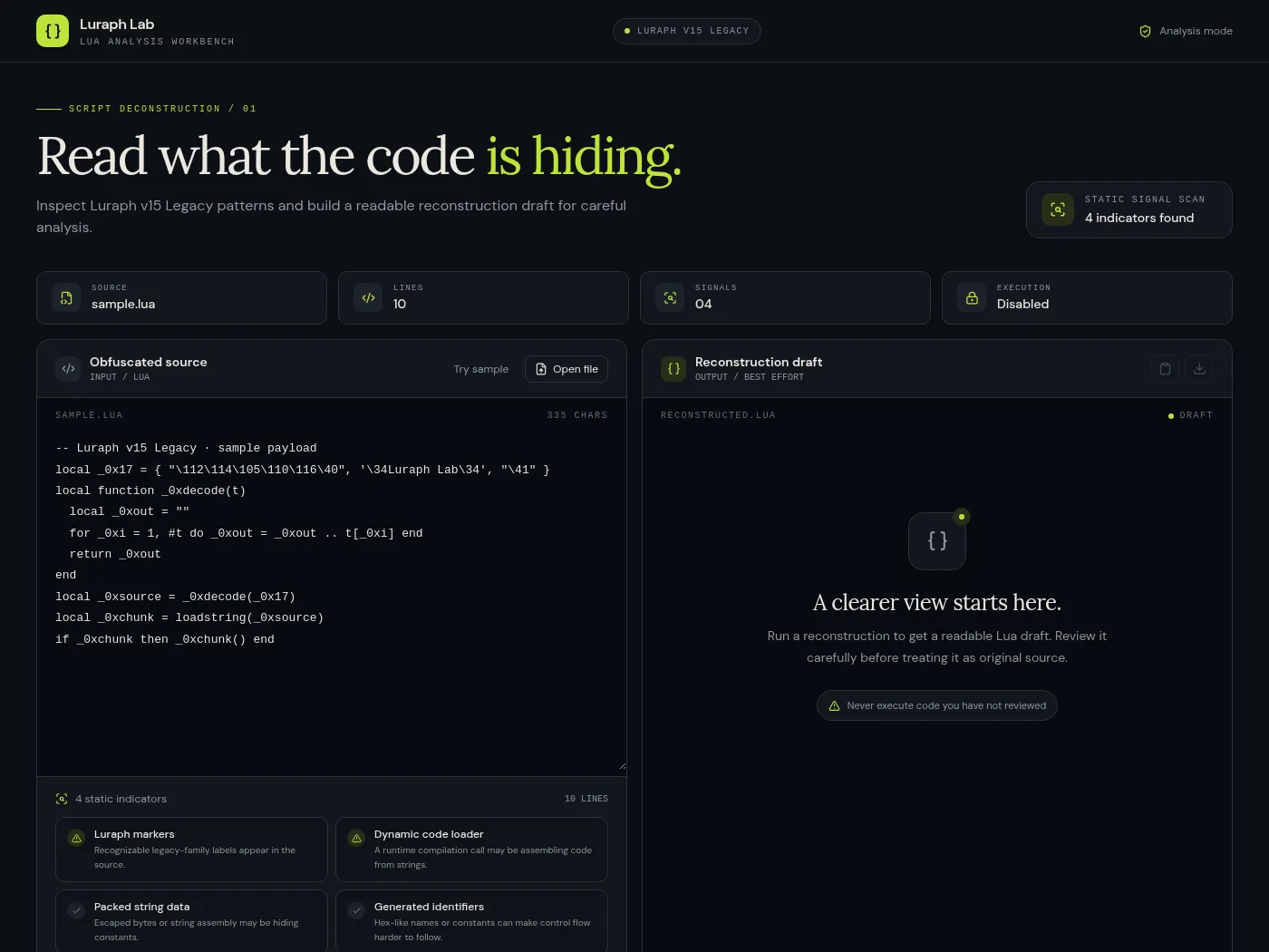 Luraph Lua Deobfuscator