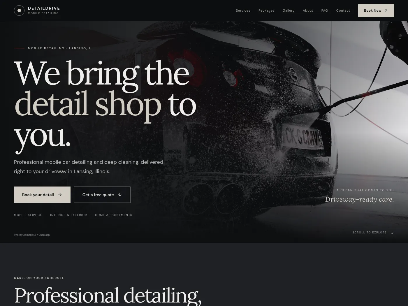 DetailDrive Web Presence