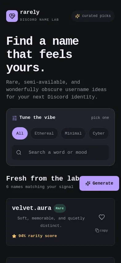 Discord Username Hunter