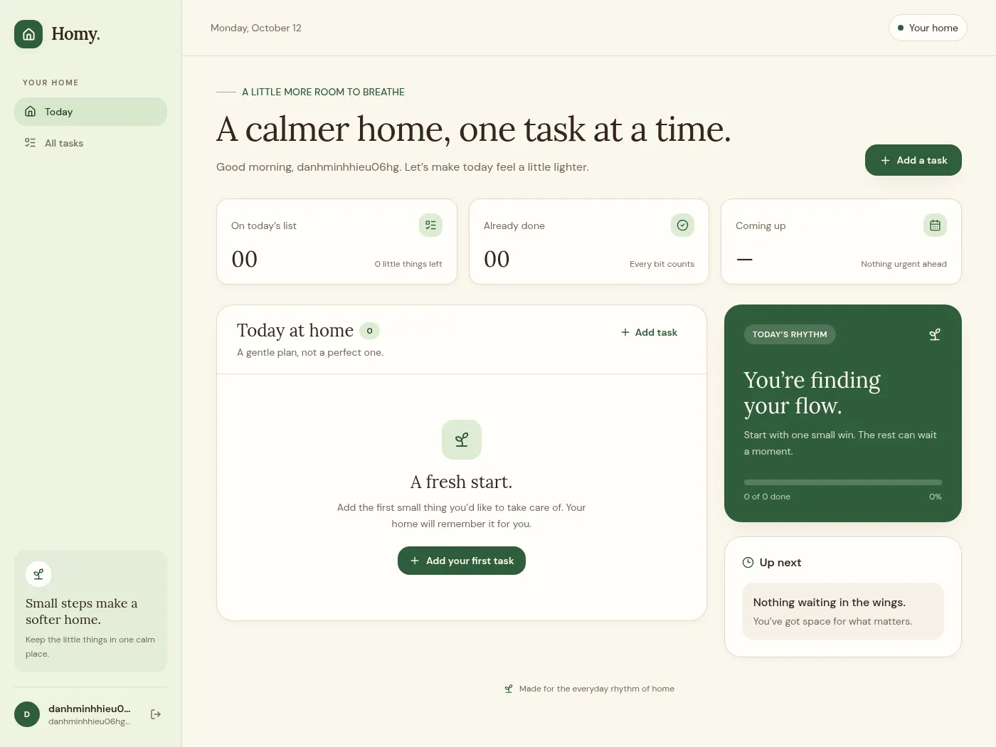 Homy Home Organizer