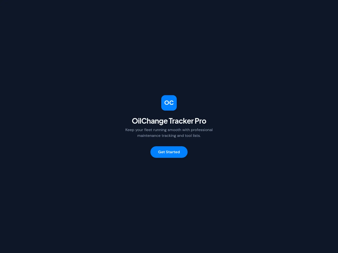OilChange Tracker Pro