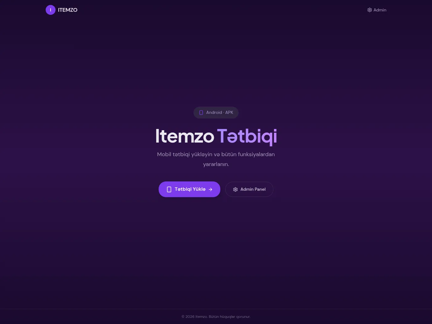 Itemzo Admin Web
