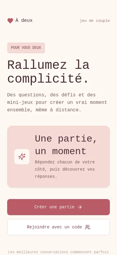 Couple Games App