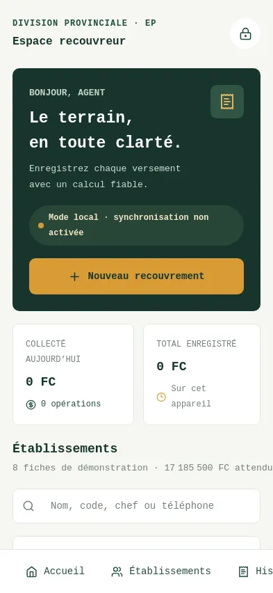 MaitreRecouv Mobile Suite