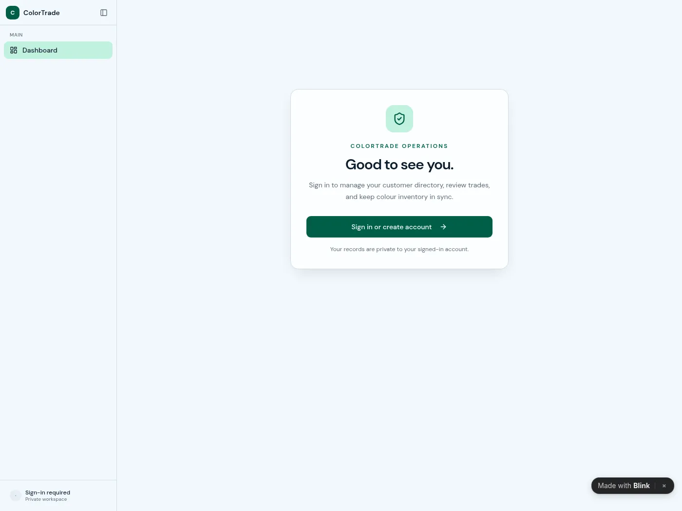 ColorTrade Admin Panel