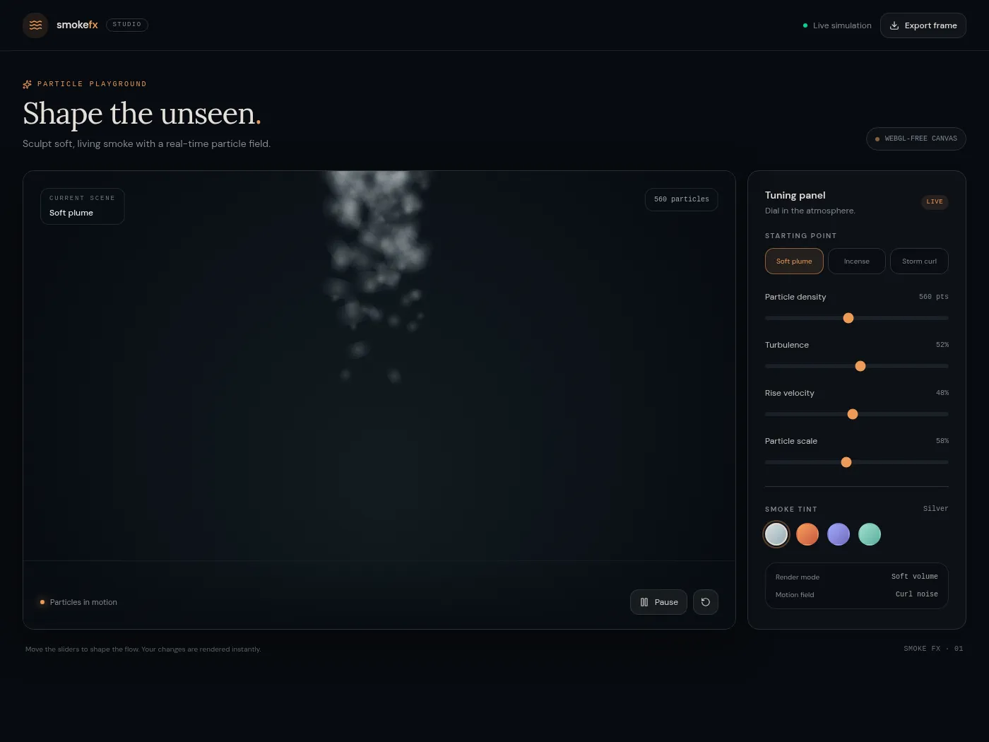 SmokeFX Visualizer