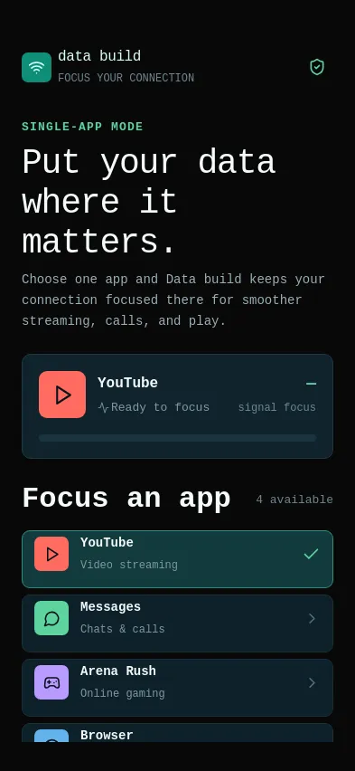 Data Build Booster