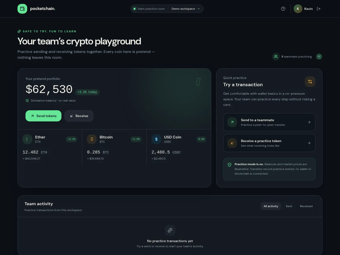 CryptoSim Wallet