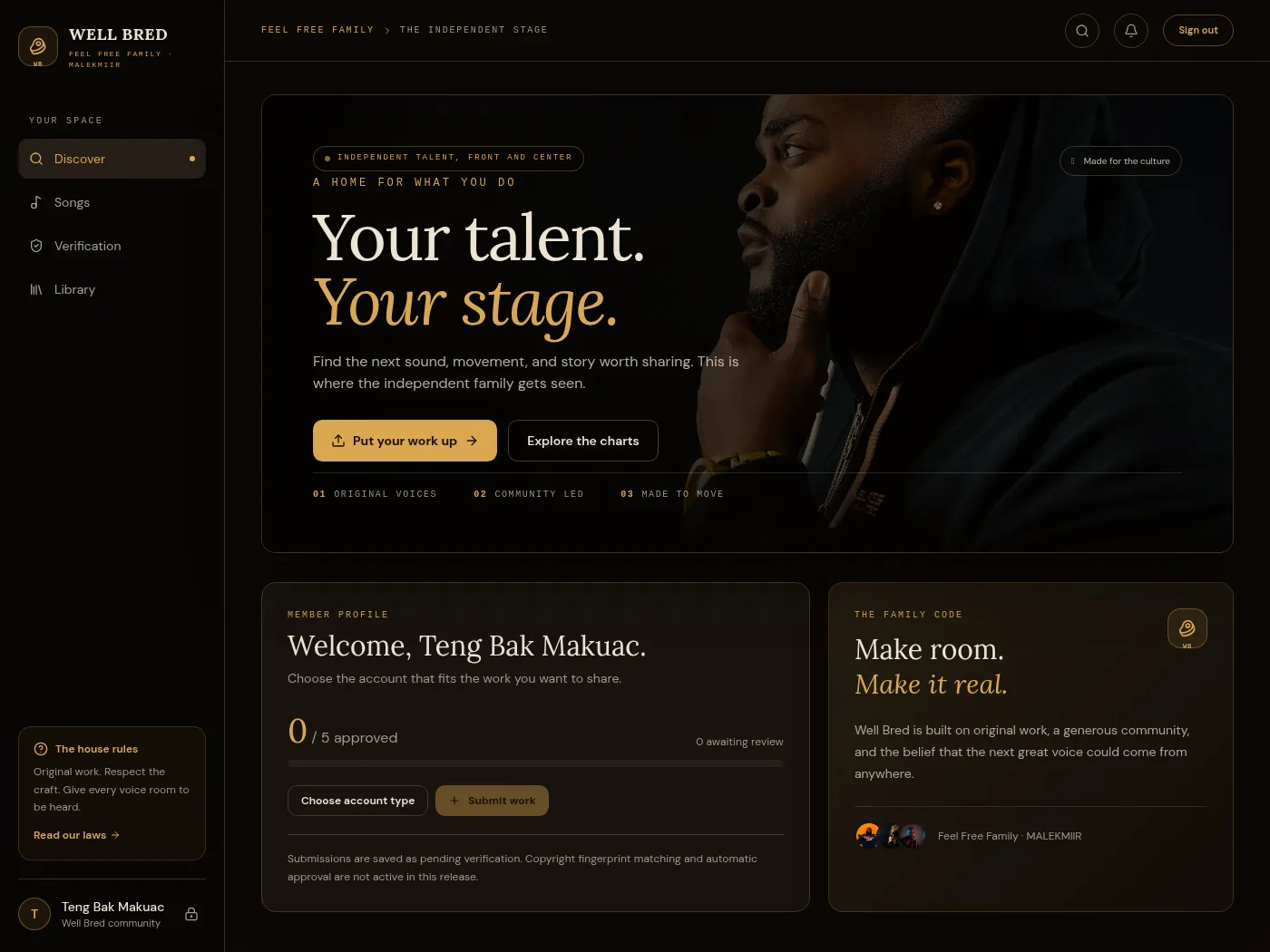 Well Bred Talent Hub