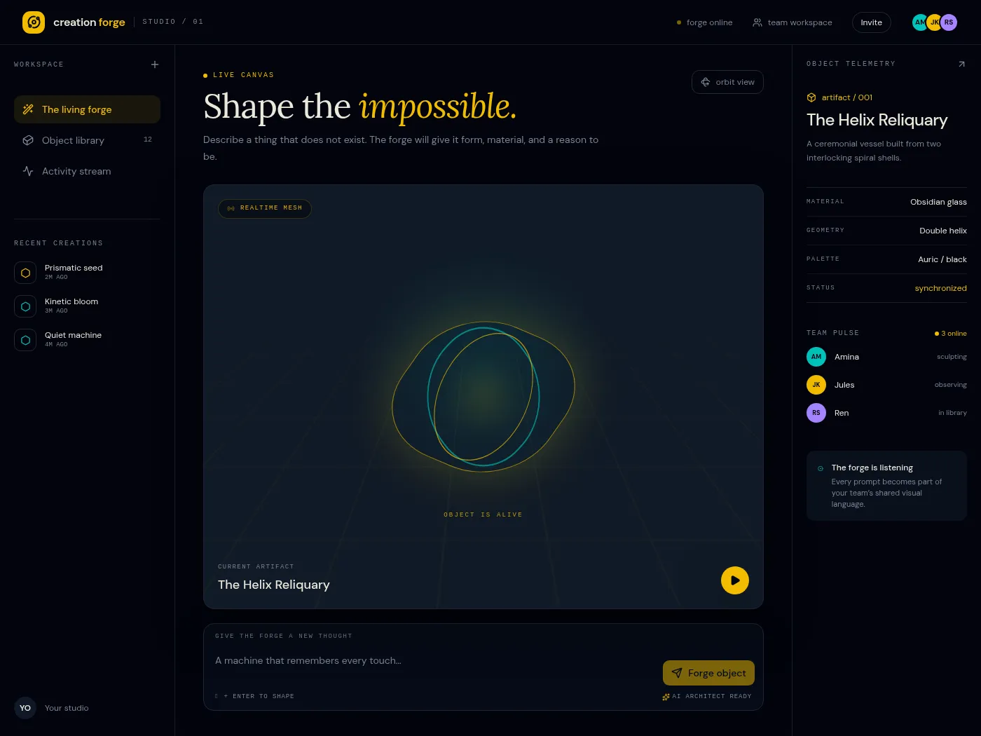 AI Creation Forge