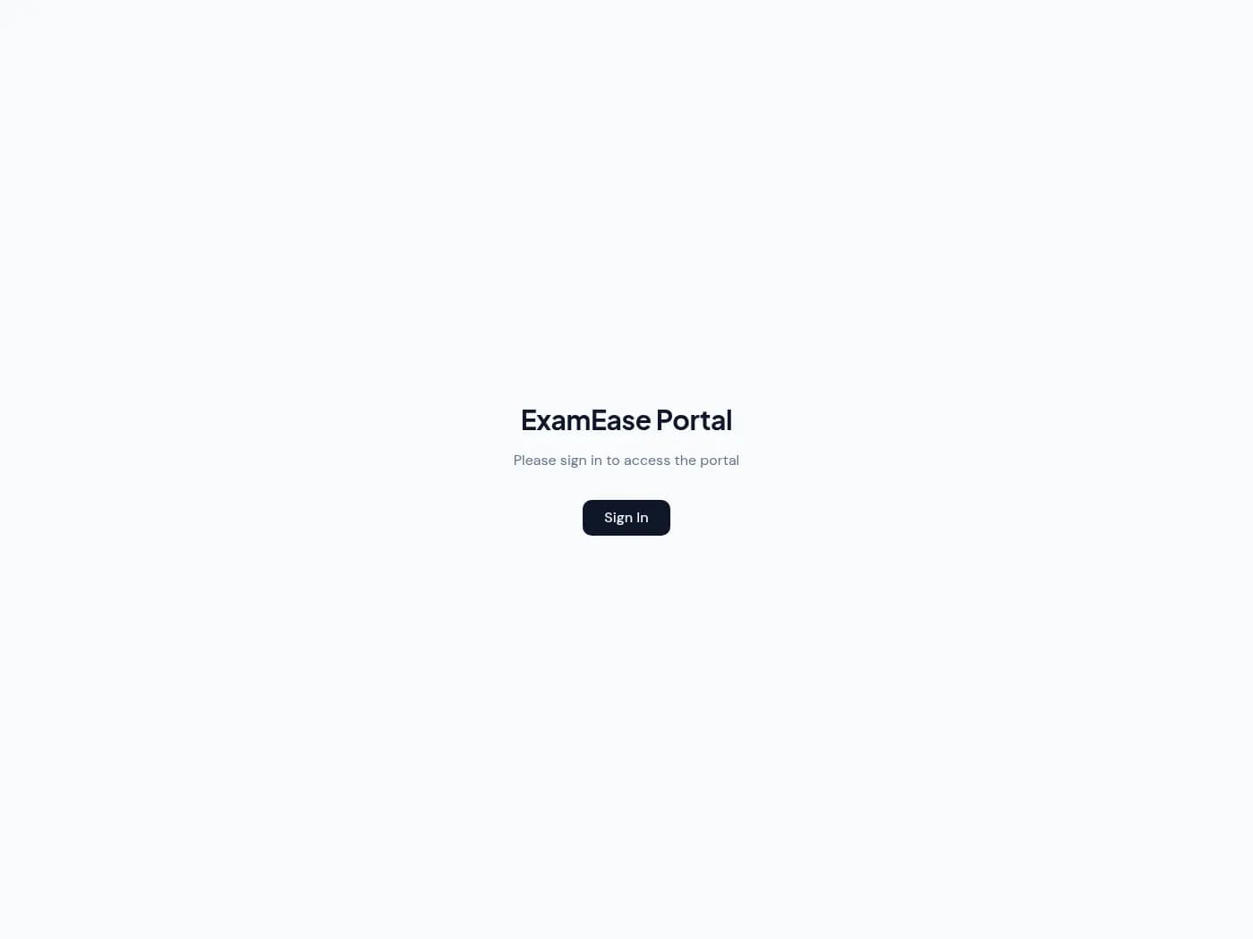 ExamEase Portal