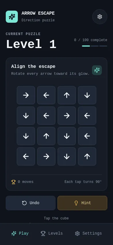 Arrow Escape Puzzle