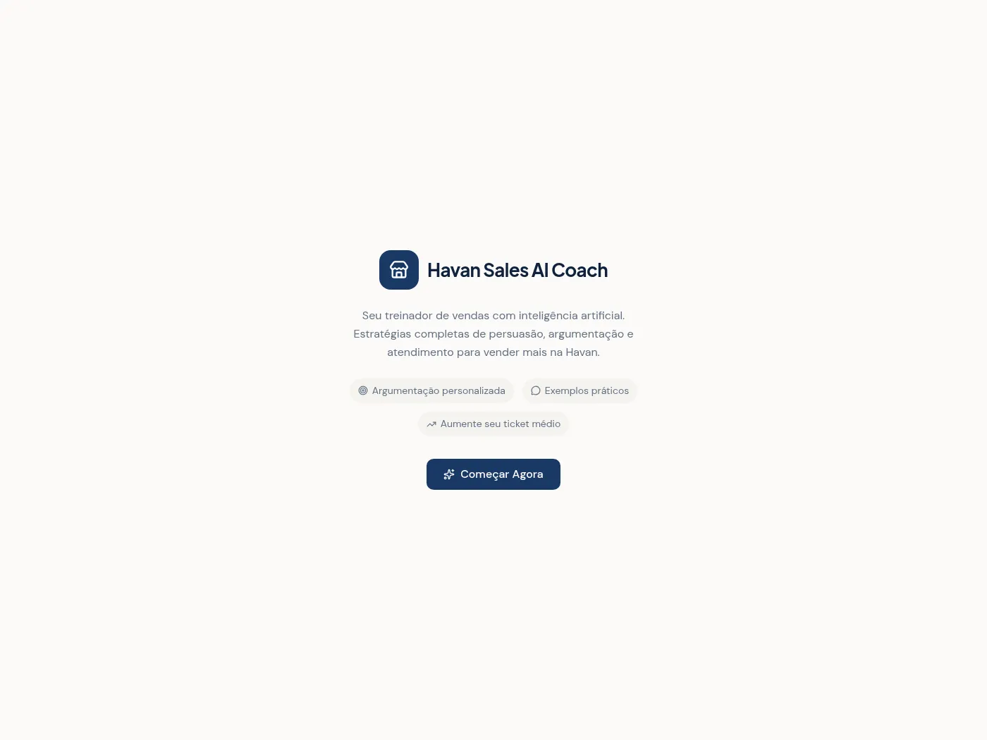 Havan Sales AI Coach