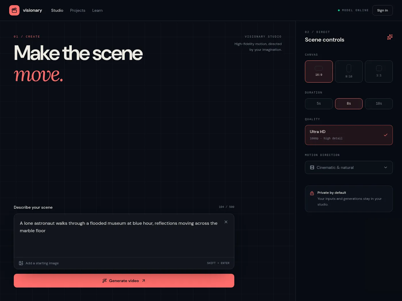 Visionary Video AI Studio