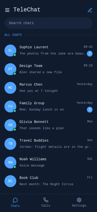 TeleChat Messenger