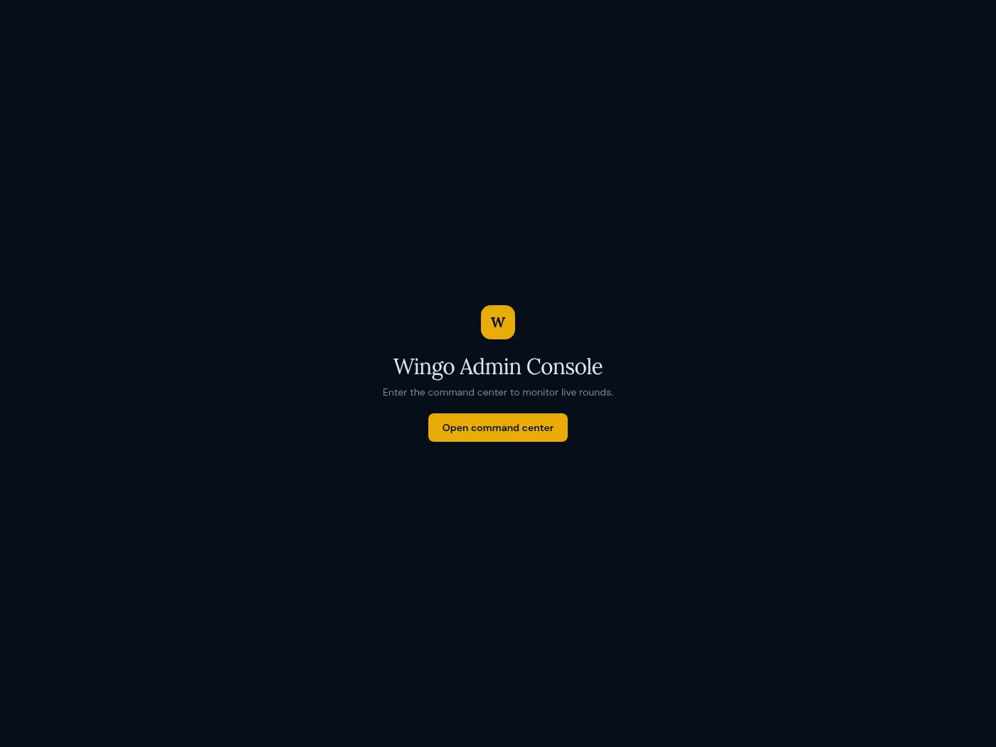 Wingo Admin Console