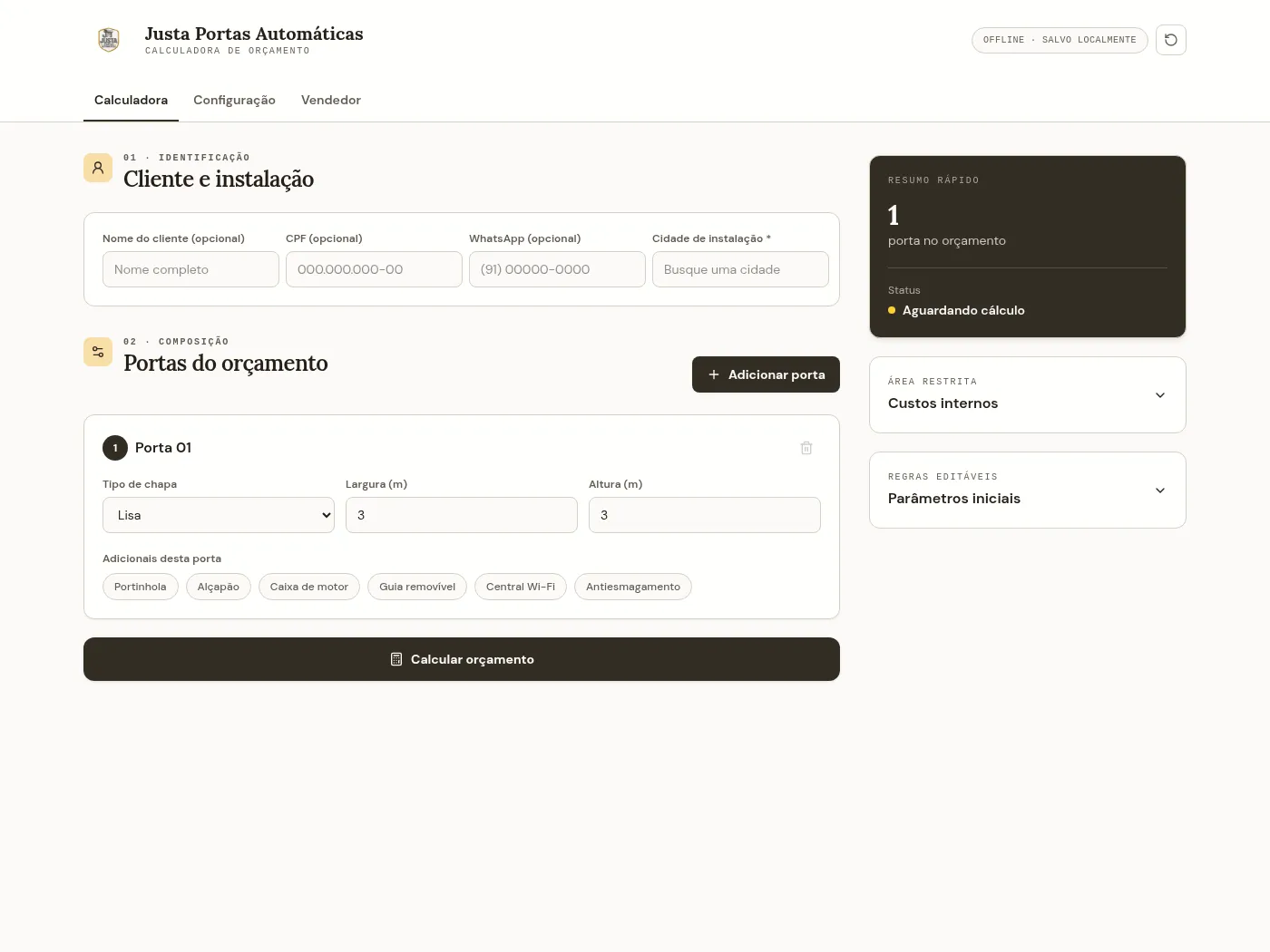 Justa Orçamento Pro