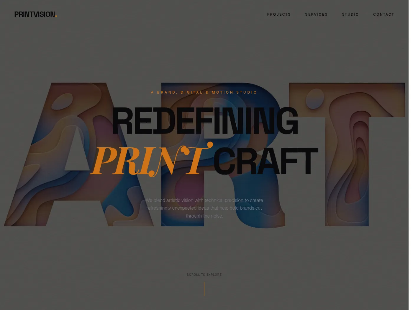 PrintVision Studio Site