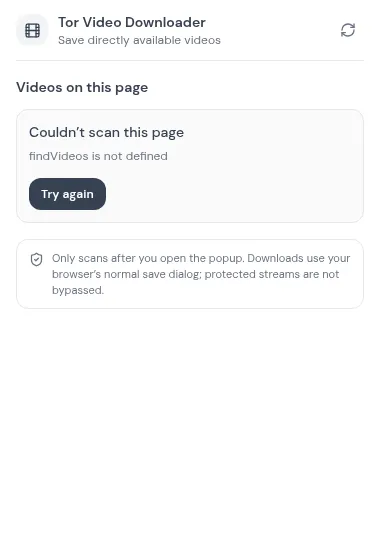 Tor Video Downloader